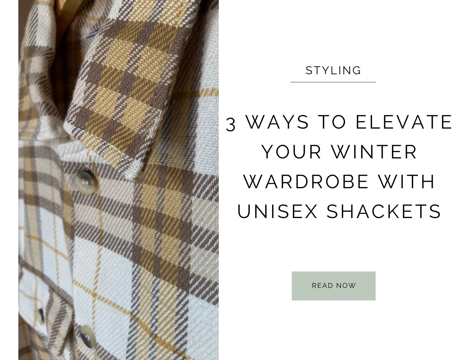 3 Ways to Elevate Your Winter Wardrobe with Unisex Shackets – ELEVATED